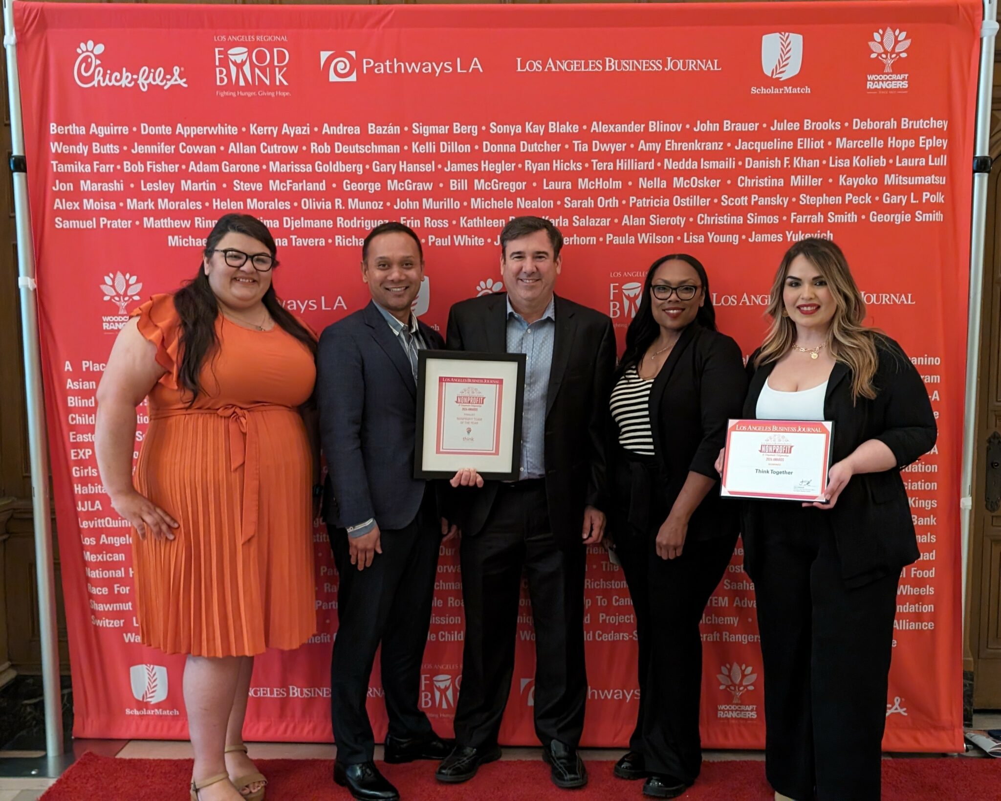 Think Together Radiates with Honor! - Think Together